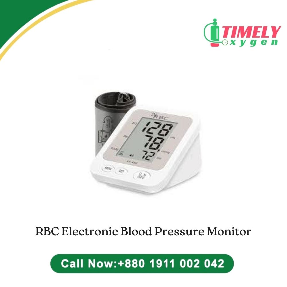 RBC Electronic Blood Pressure Monitor – Timely Oxygen: Medical Oxygen ...